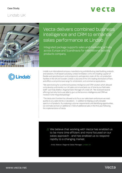 Vecta - Lindab UK Case Study